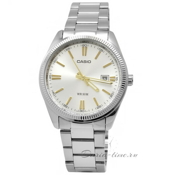 Наручные часы CASIO Collection, серебряный, белый, золотой — фото 1
