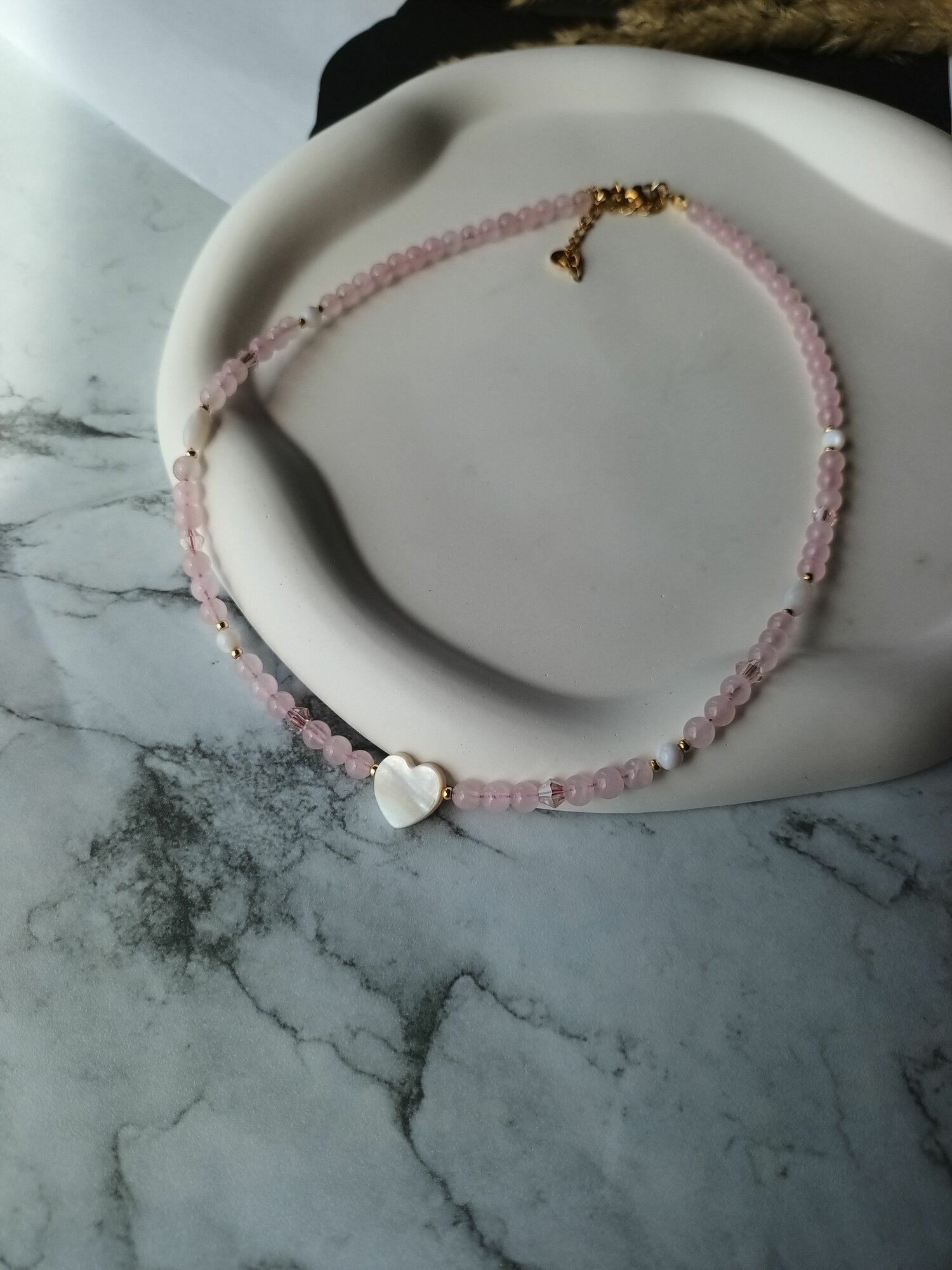 Колье, перламутр, ракушка