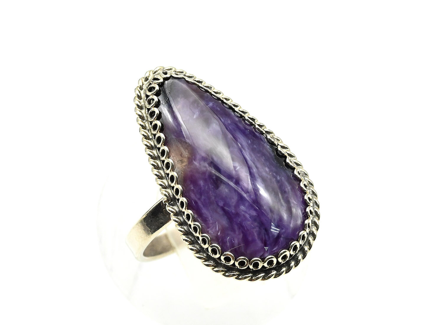 Кольцо, чароит