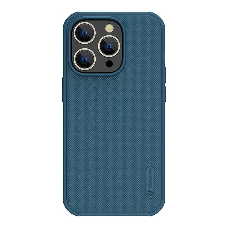 Nillkin чехол magsafe для iPhone 14 Pro, Frosted Shield Pro Magnetic синий