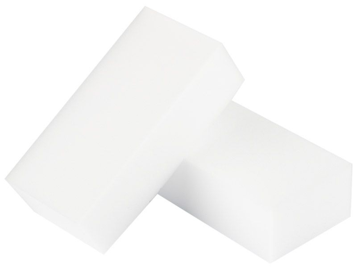 Чудо-губка Рыжий кот XL универсальная, меламиновая, 12х6х3.5см, в упаковке 2шт. / товары для дома