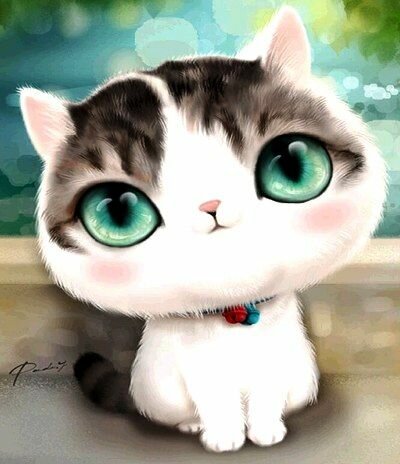 Алмазная мозаика ( 25х25 см ) "Леопард", частичная выкладка.