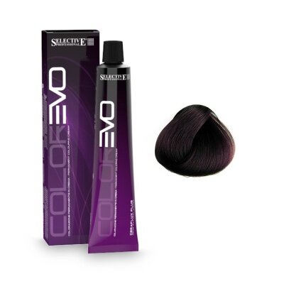 Краска для волос Selective Professional Coloring Hair ColorEvo Permanent Coloring Cream, Перманентная окислительная крем-краска, 4.15