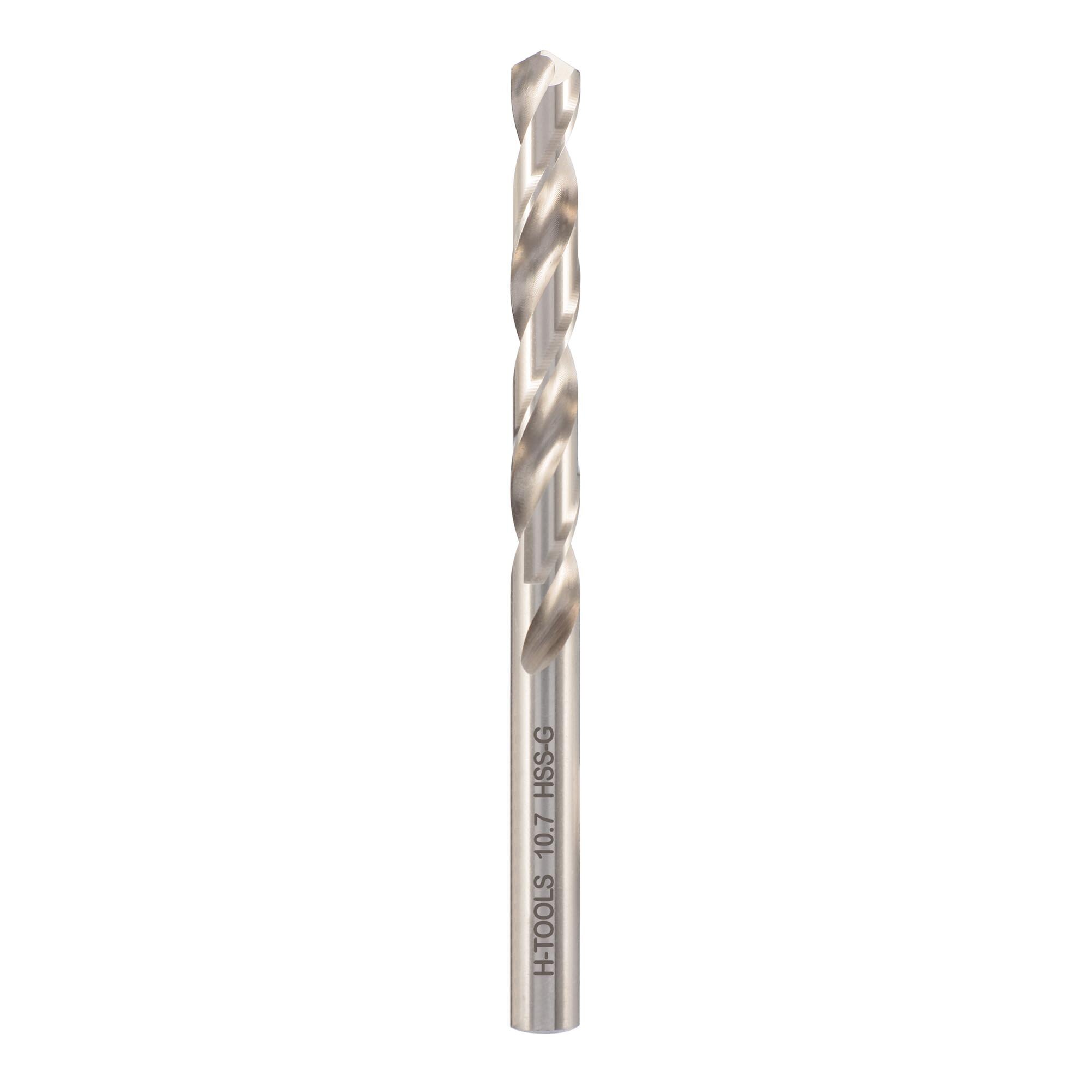 Сверло по металлу H-Tools Pro 10,7x142/94мм DIN338 HSS-G 118° 214107HT