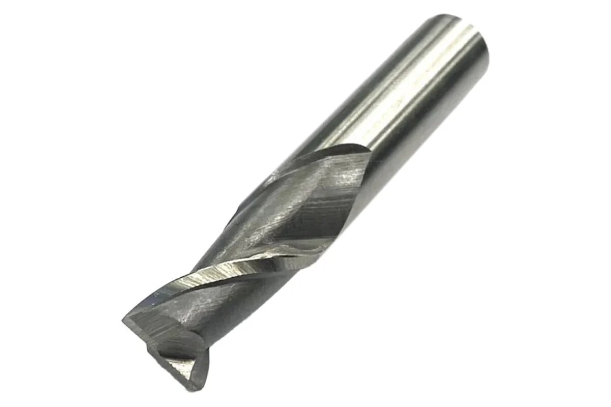 Фреза шпоночная 22x22x107 мм Sekira короткая серия КМ2 из стали Р6М5 для обработки шпоночных пазов в металле