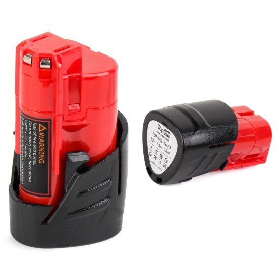 Аккумулятор Topon для Milwaukee 12V 1.5Ah (Li-ion) PN: M12 B