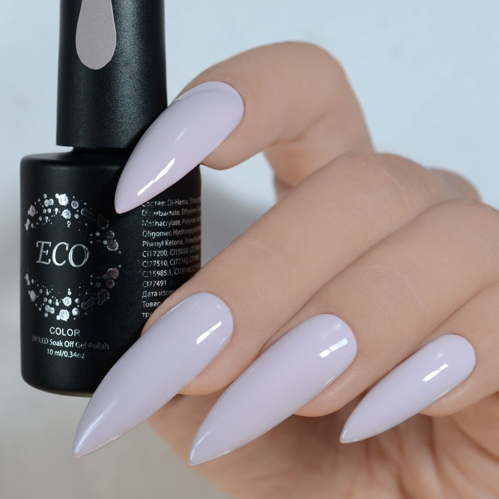 Гель лак для ногтей №17 Основная (шеллак), серо-лавандовый