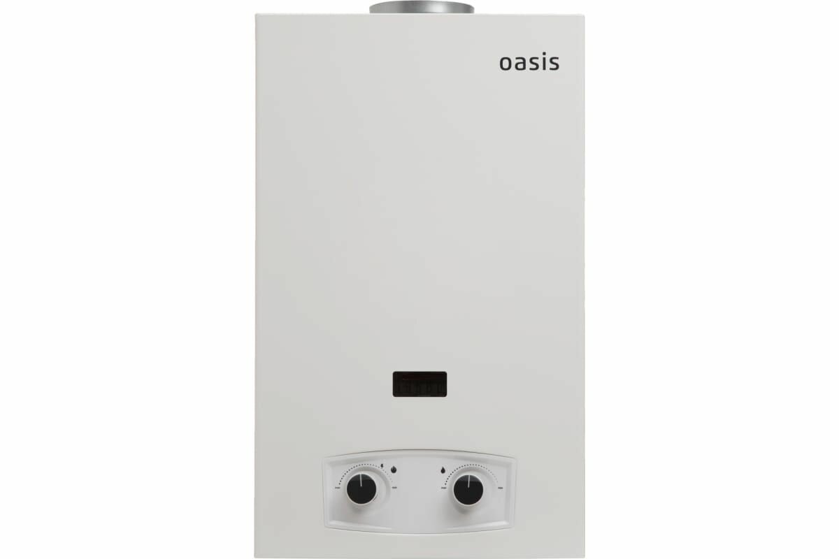 Водонагреватель проточный газовый OASIS P-20W, белый