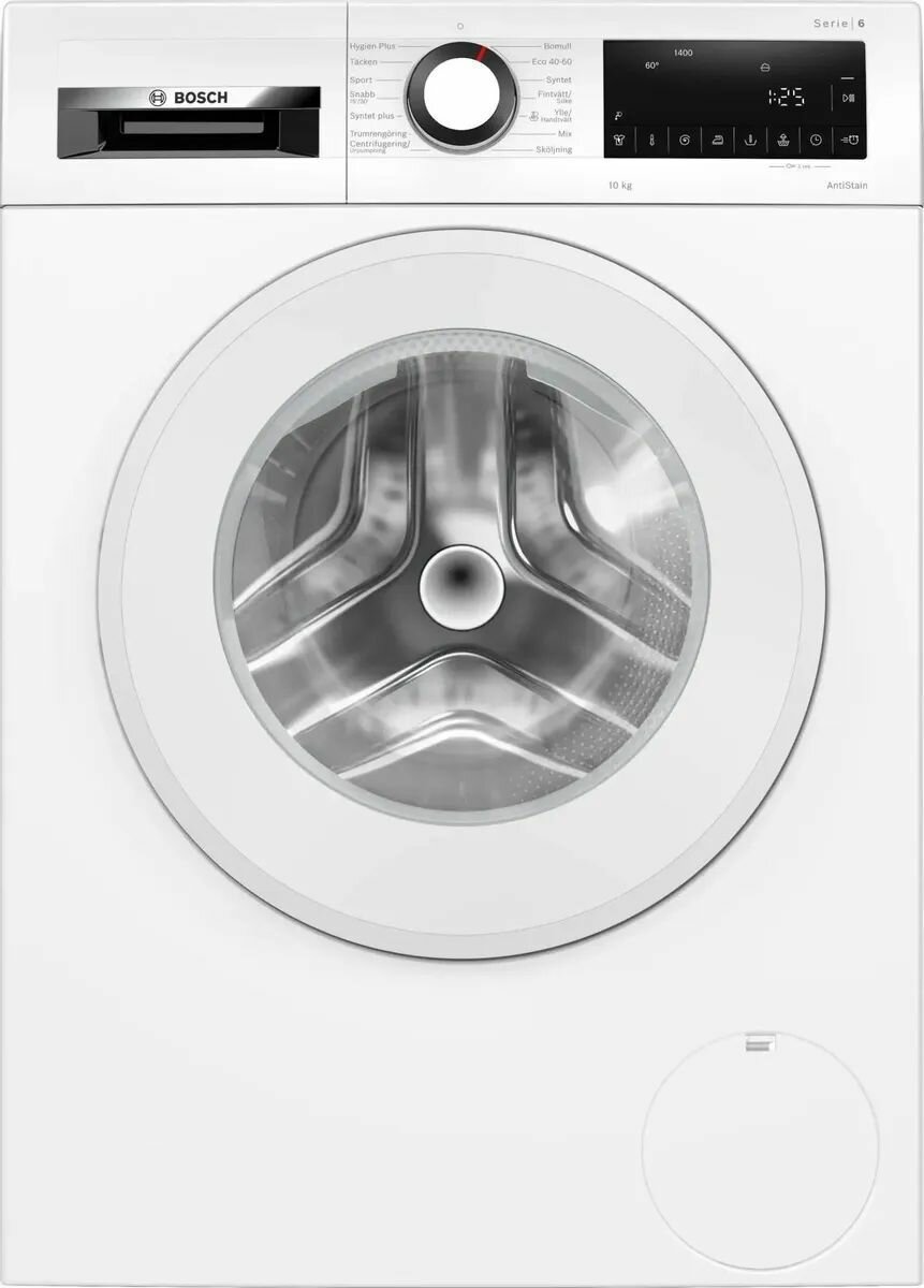 Стиральная машина Bosch WGG2540LSN, с фронтальной загрузкой, 10кг, 1400об/мин, с английской панелью управления
