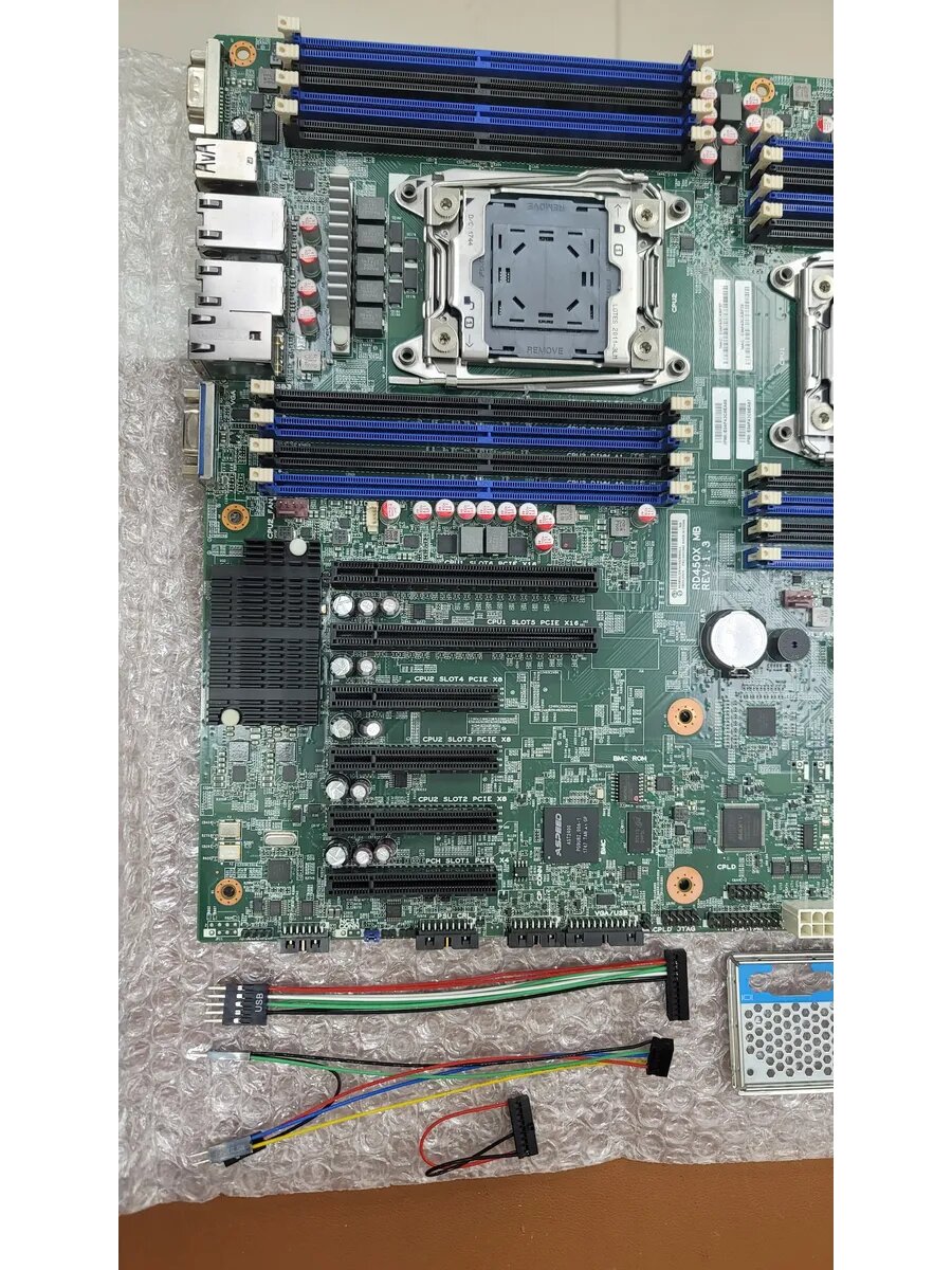 RD450X 10GB с радиатором на чипе x99 dual аналог f8d plus