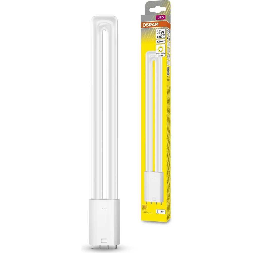 Светодиодная лампа Osram DULUX L24LED 12W/830 230VHF2G1110x1 4058075559219, белый, 12 Вт, 24 Вт
