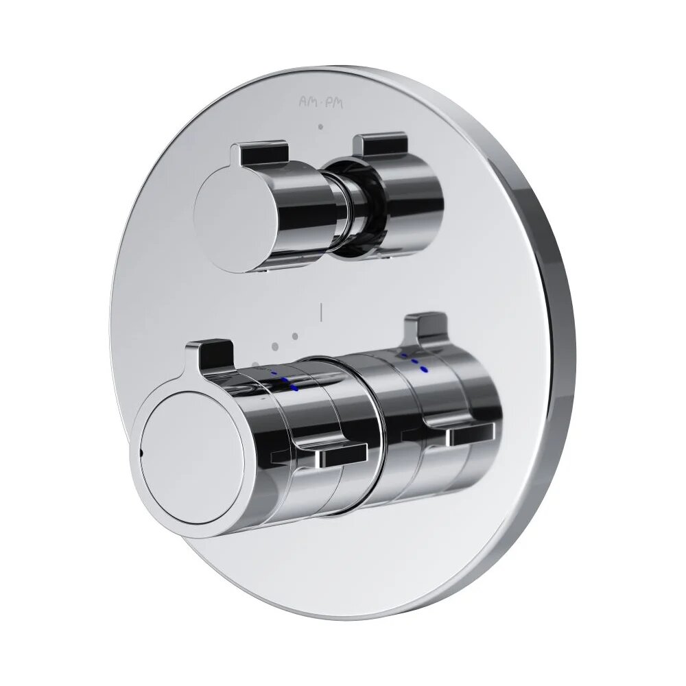 Встроенный смеситель AM.PM X-Joy с ТМС на 3 потребителя, хром F85A95600