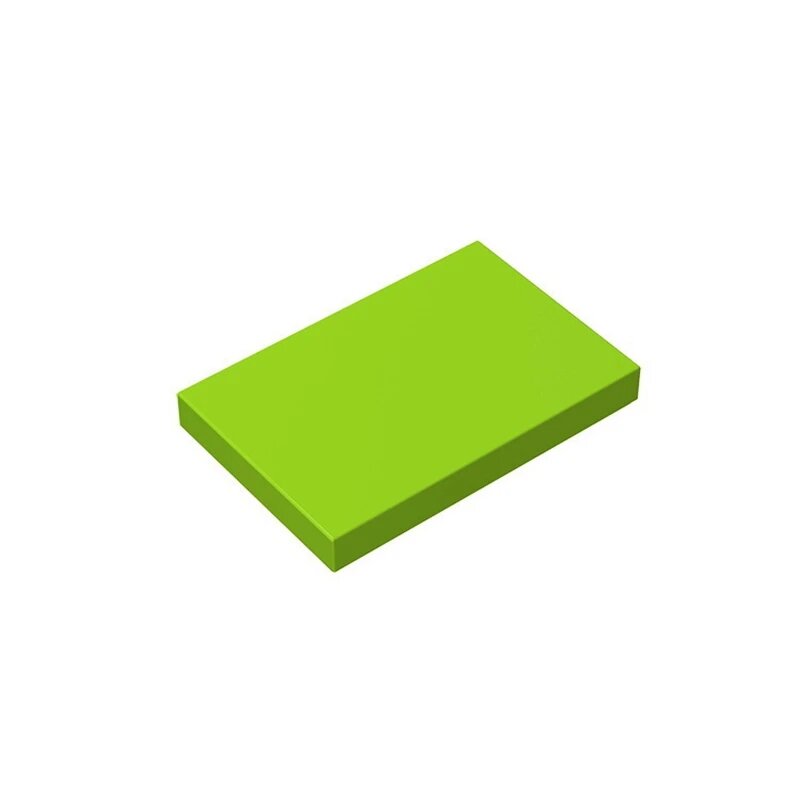 Кубики Gobricks, зеленые, 2x3, 10 шт, 14+