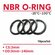 Черные уплотнительные кольца NBR 3 мм ID 12mm OD 18mm