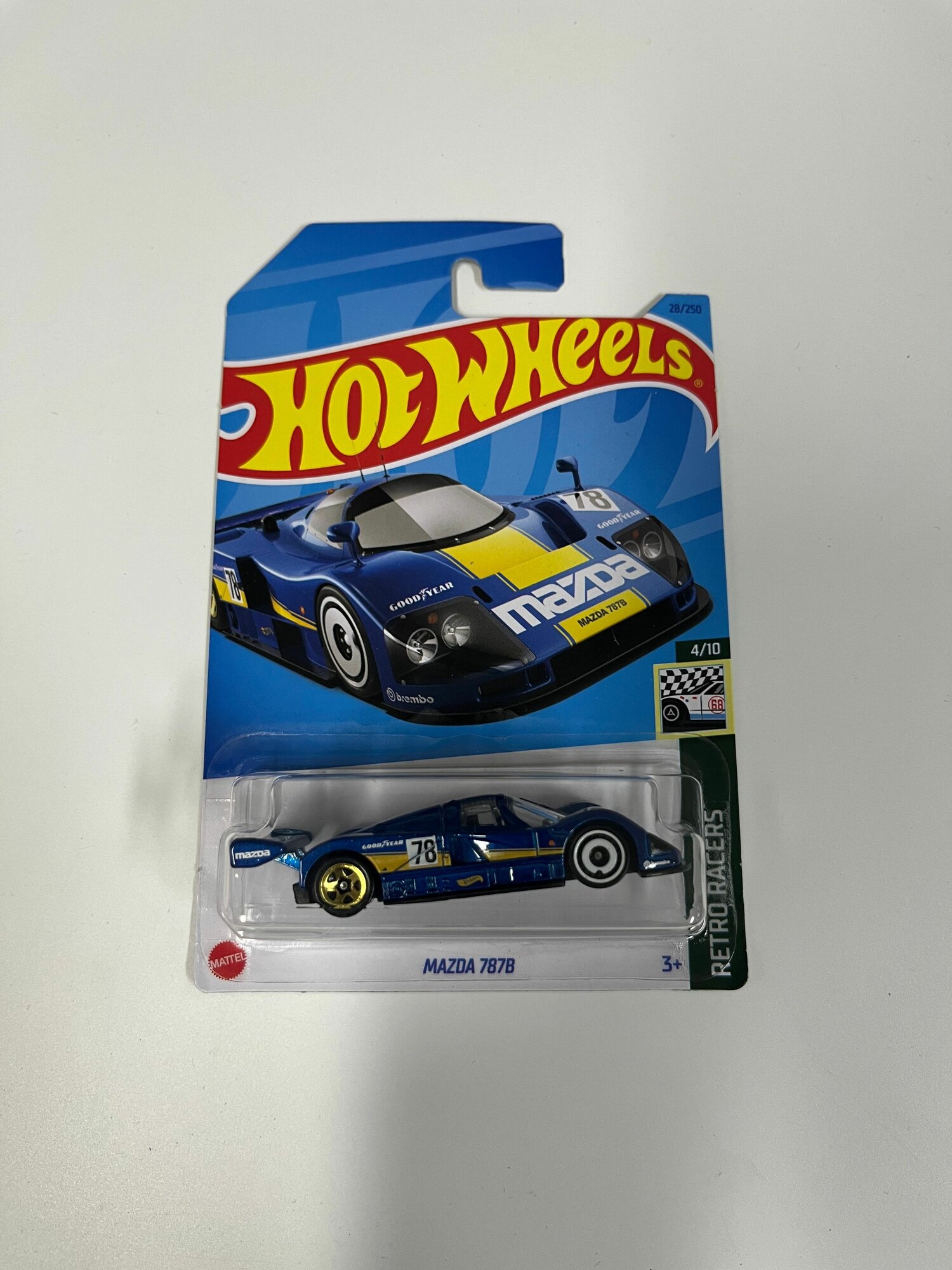 Машинка Hot Wheels коллекционная (оригинал) 2023 MAZDA 787B