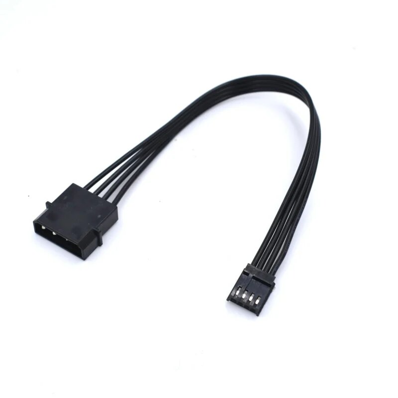 Кабель питания Molex IDE 4 Pin до 4 Pin Khengandy черный 10CM