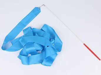 Цветные ленты для гимнастики 2м/4м Синий, 4M, Blue