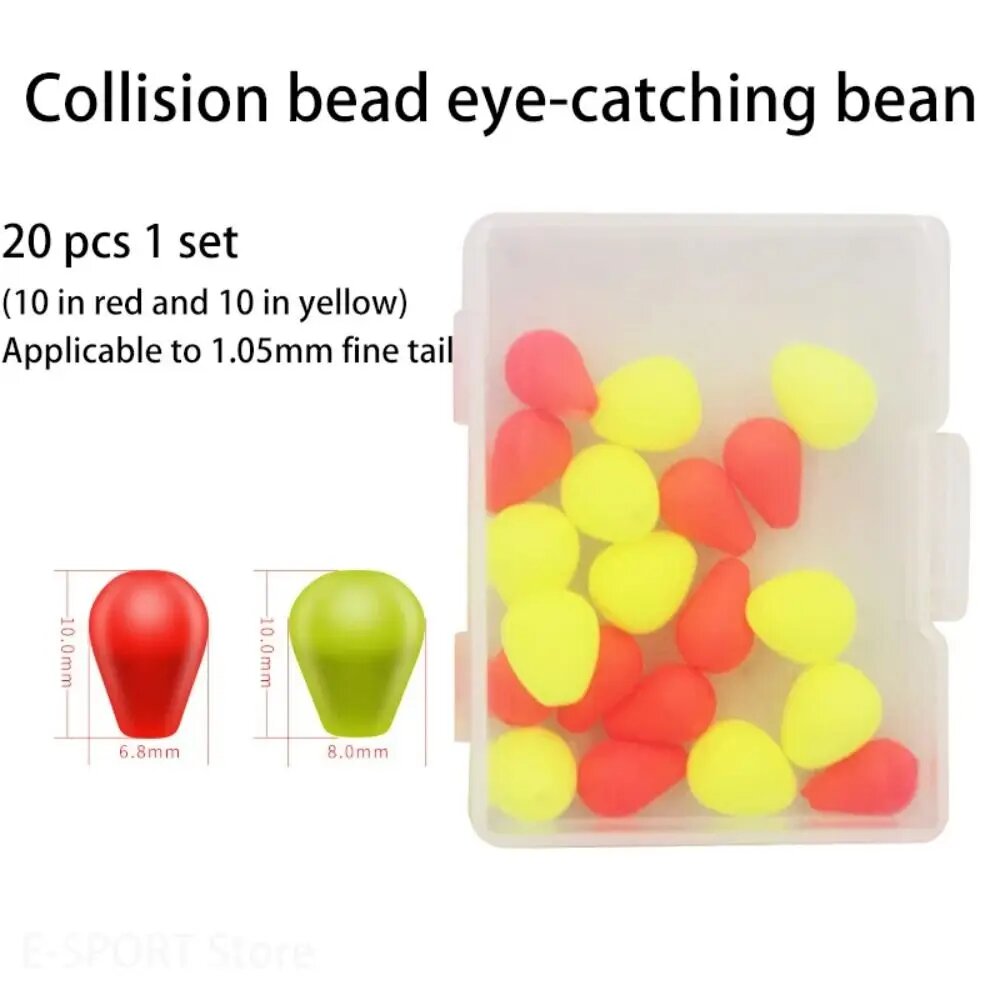 Флуоресцентные поплавки Gootrades, 20 шт, Цвет: M-Collision bead