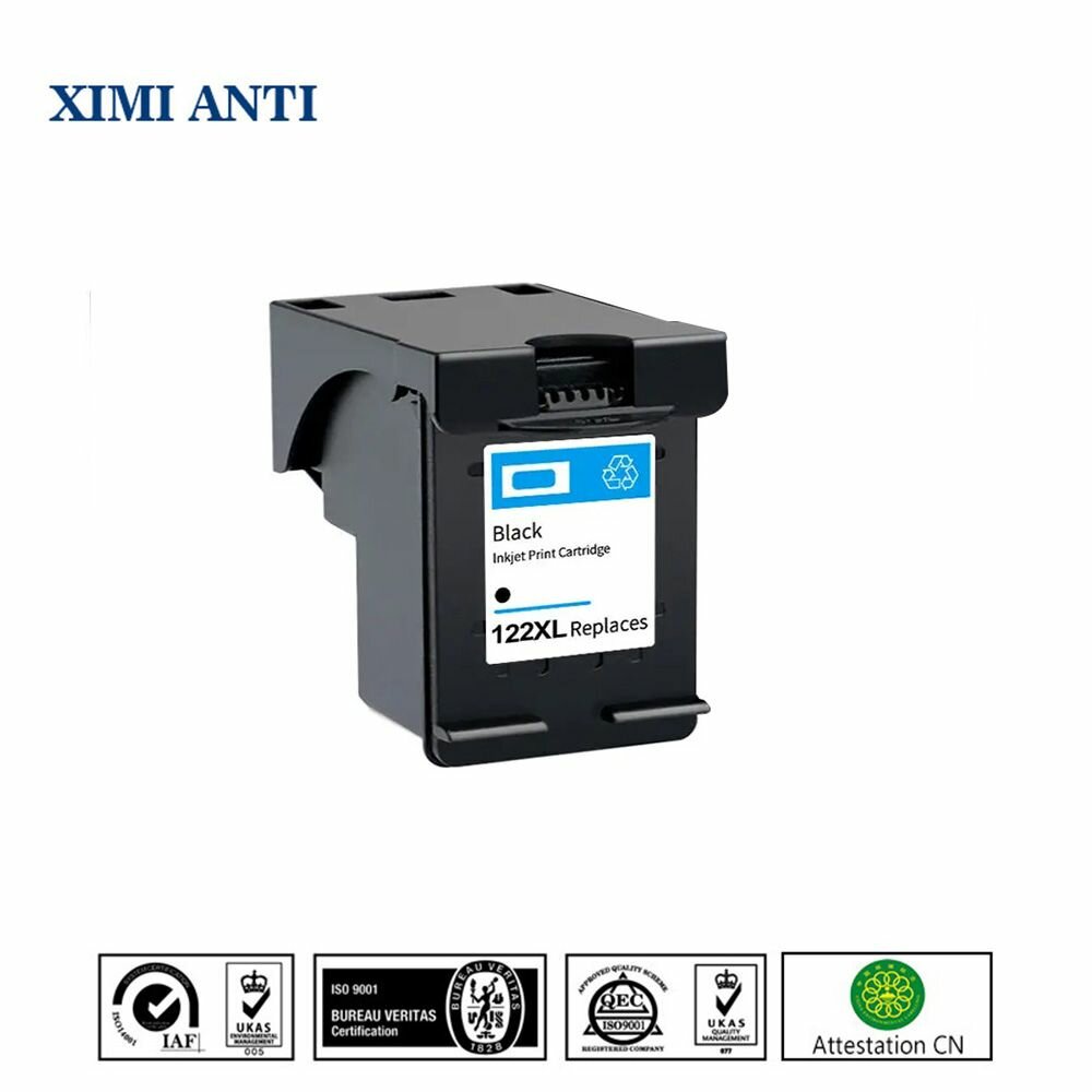 XIMI анти сменный картридж для HP 122 122 XL чернильный картридж Deskjet 1000 1050 1050A 1510 2000 2050 3000 1 БК