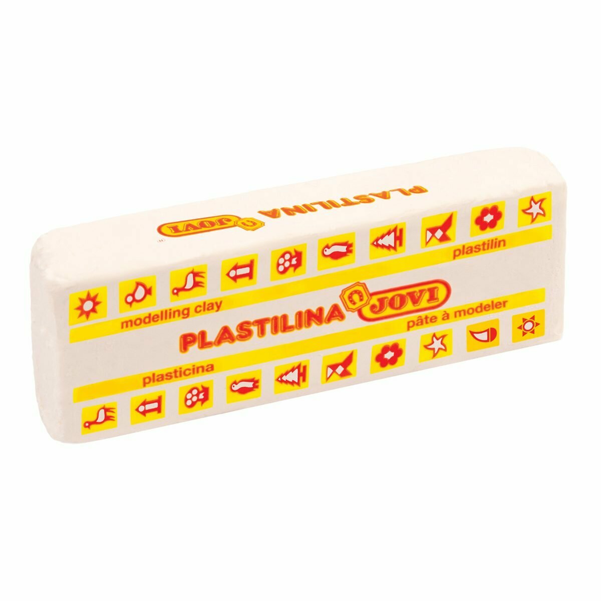 Пластилин Jovi, белый, 150г (7101), 15 уп.