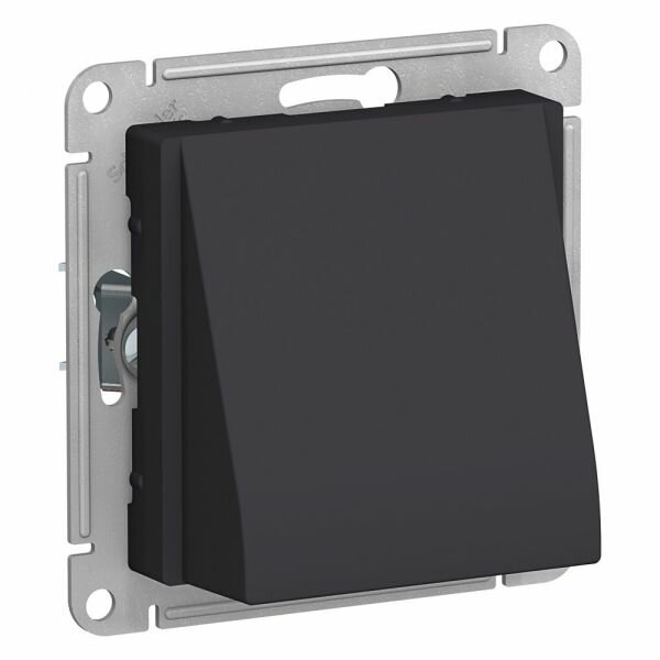 12 шт. Systeme Electric AtlasDesign Карбон Вывод кабеля, механизм, ATN001099