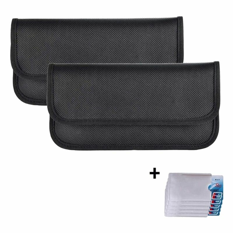 Чехол-Фарадей для телефона и ключей, - 2 сумки и 5 карточек sl