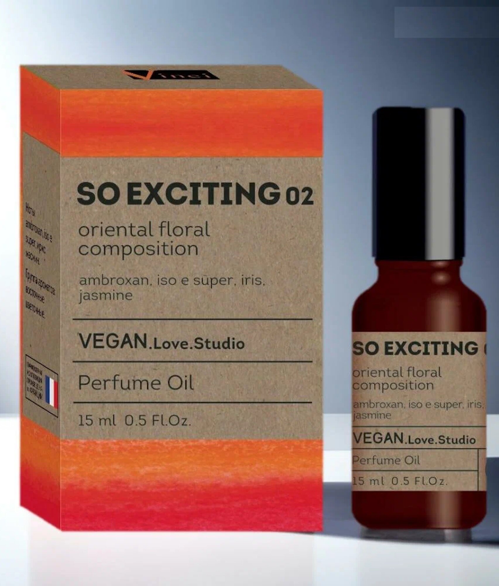 Парфюмерное масло Vegan Love Studio, женское, So Exciting 02 (Молекула Эсц. 02), 15мл