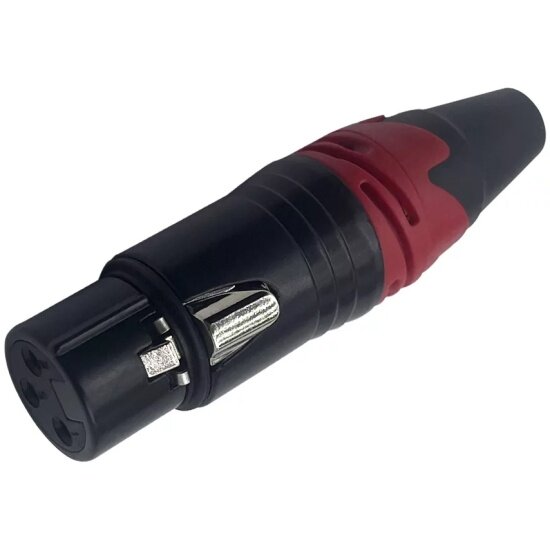 Комплект кабельных разъемов Wize XLR 3 pin, (розетка), 5 шт.