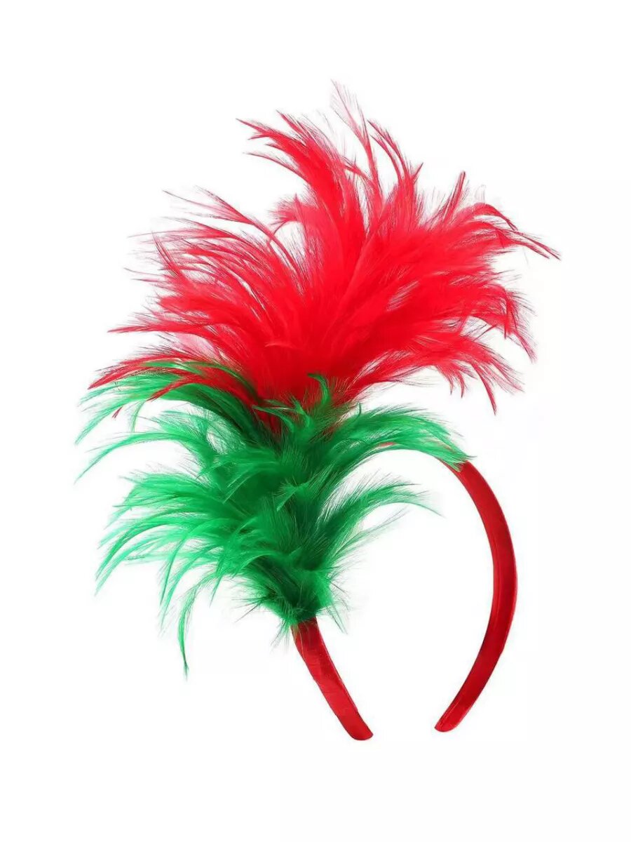 Ободок с перьями