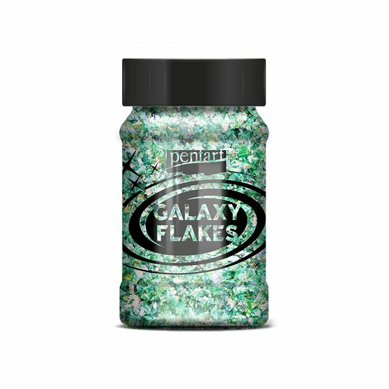 Хлопья Galaxy Pentart, 15 г, земляная зеленая