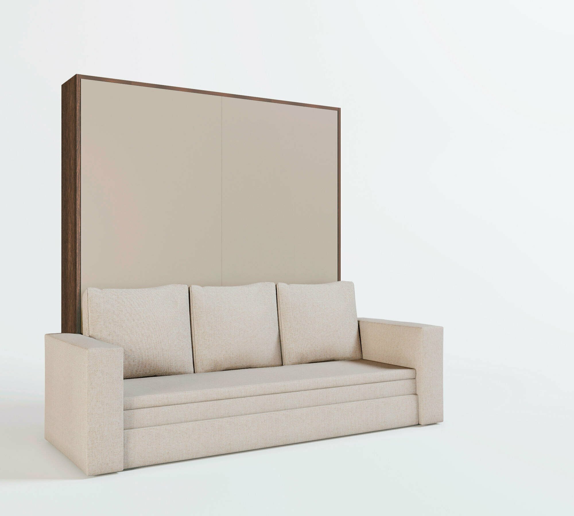 Шкаф кровать-трансформер с диваном Летто Гранде 1800 Лайт Космо