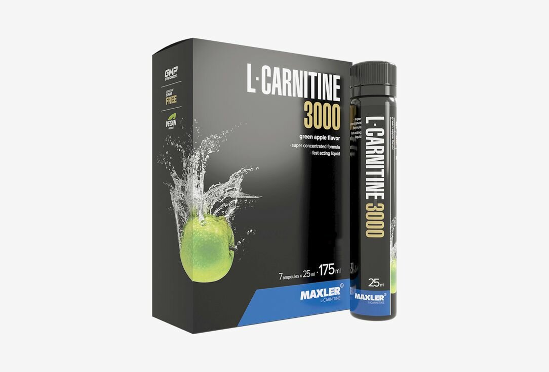 L-карнитин MAXLER 3000 mg Green Apple