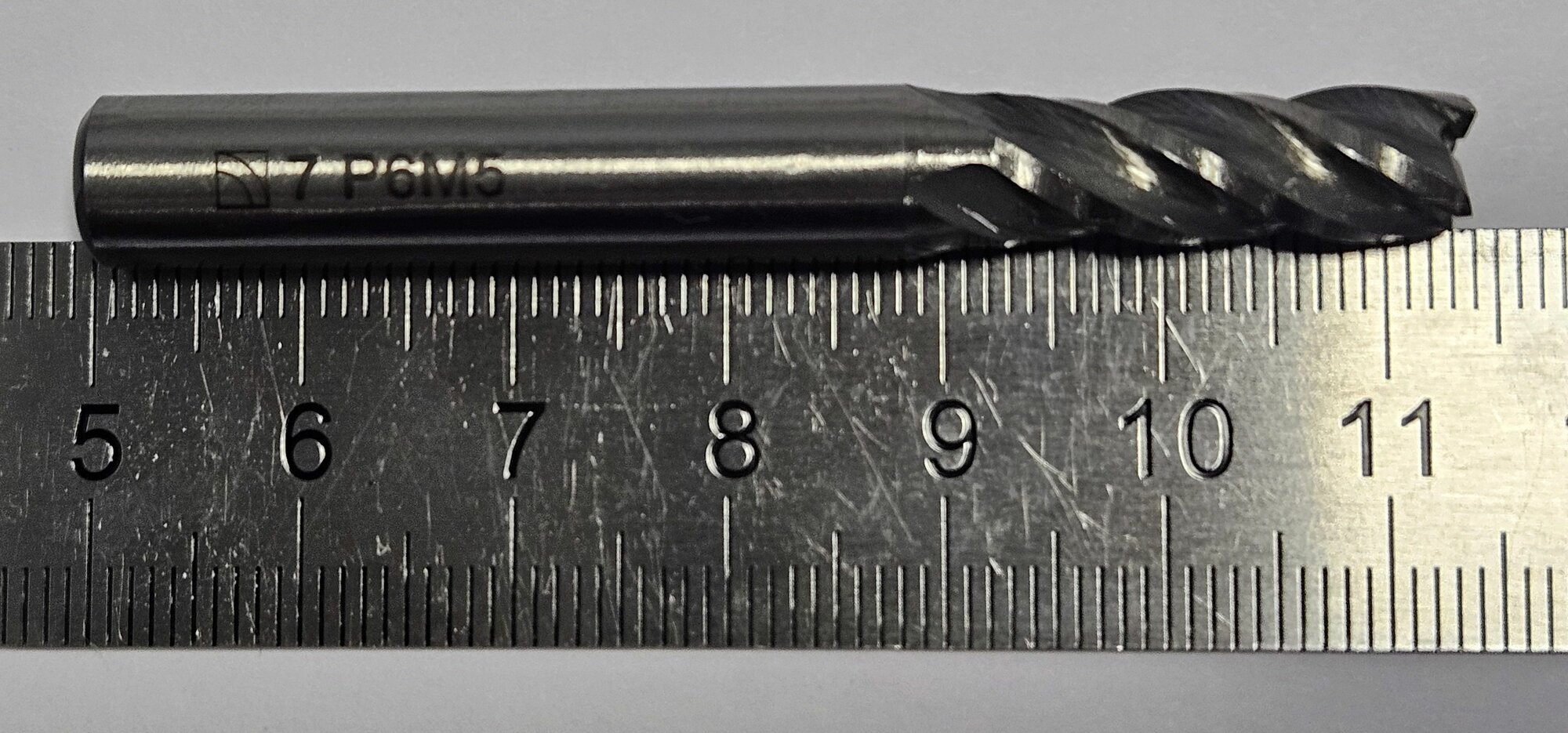 Фреза концевая 7 z4 цилиндрический хвостовик