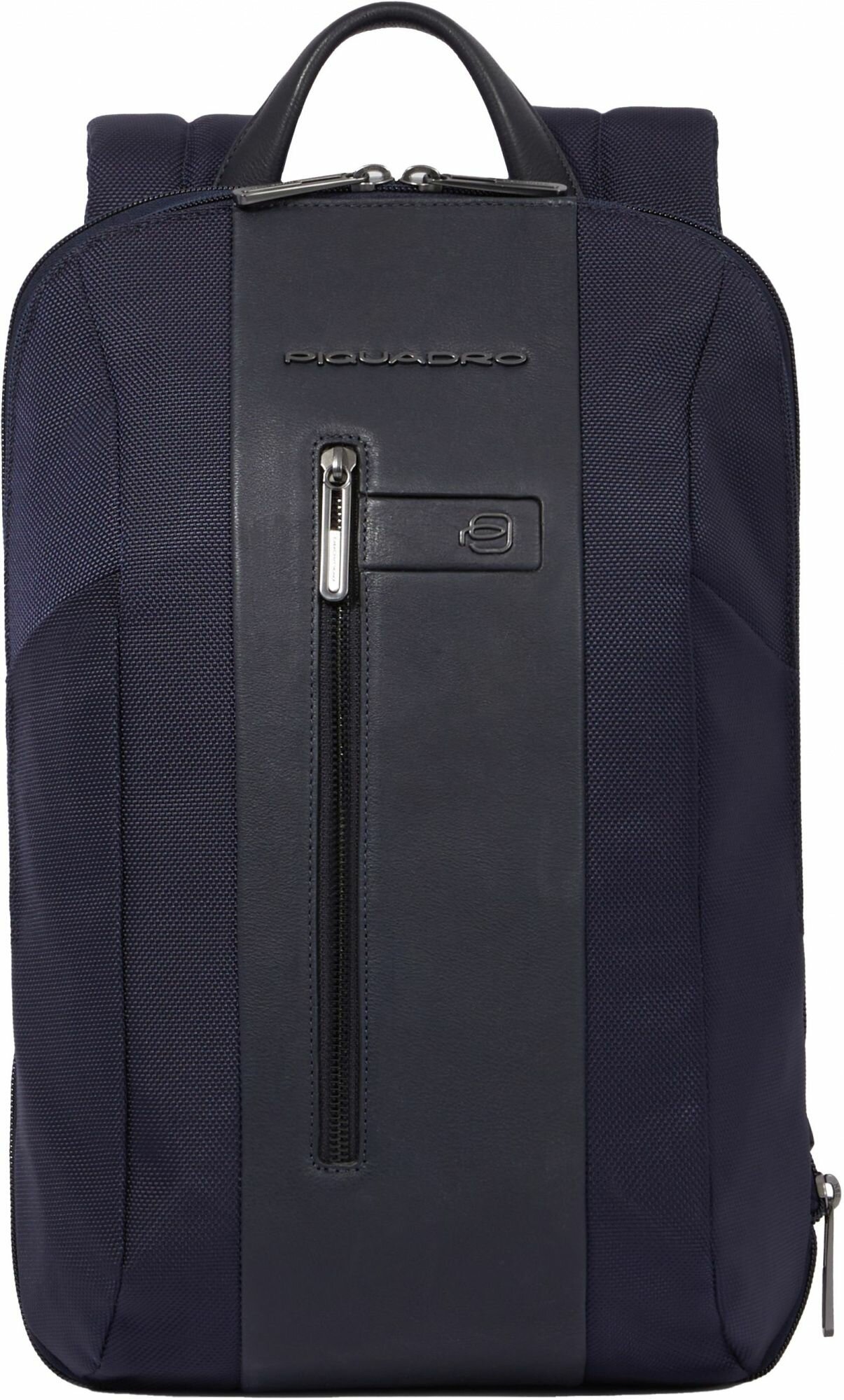 Рюкзак Piquadro Brief2 CA6384BR2/BLU синий нейлон/натуральная кожа