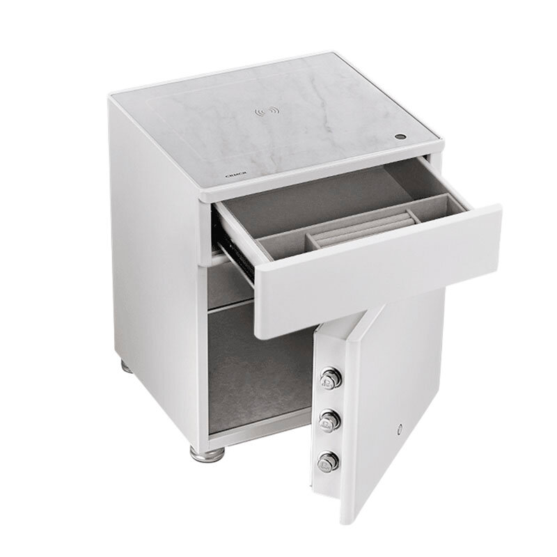 Умный электронный сейф со сканером отпечатка пальца Xiaomi CRMCR Smart Drawer Safe Deposit Box (BGX-X1-50YN)