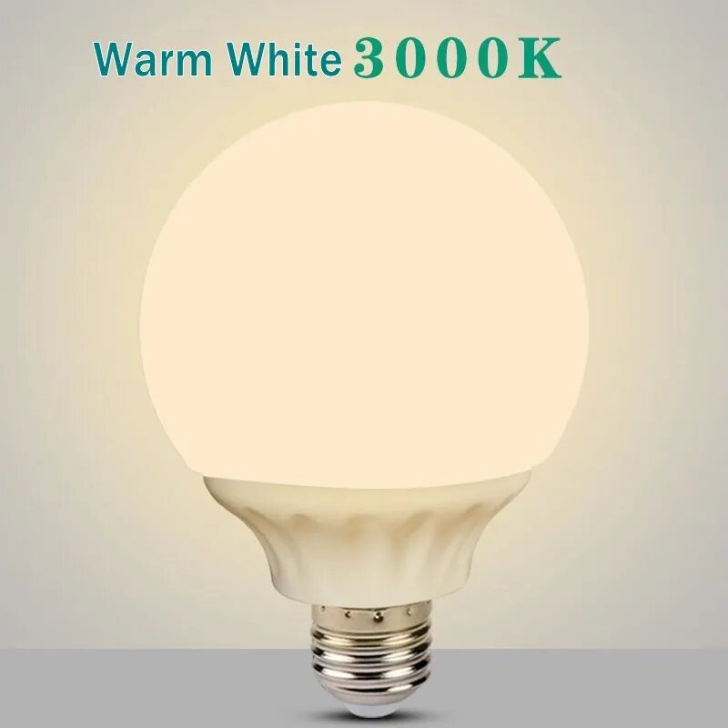 Светодиодная лампа Aibik Warm White 3000K G95 15W