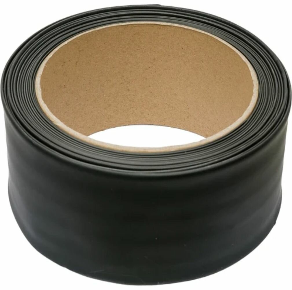 Трубка ТУТ КВТ HF 50 на 25 термоусадка черная, 690 В, 83024