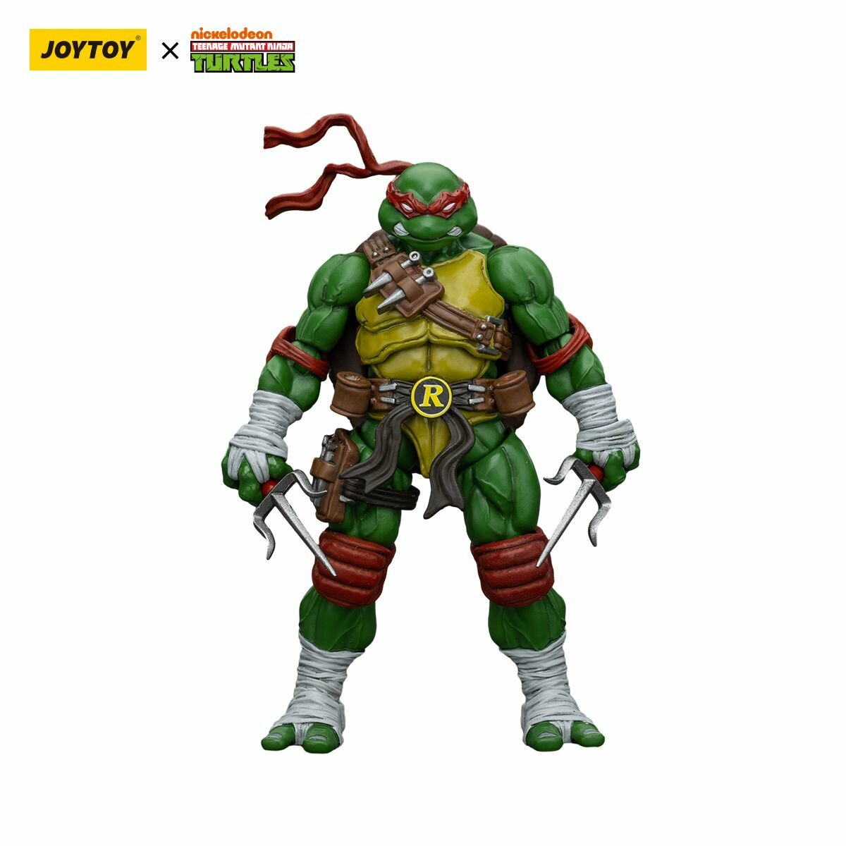 Подвижная фигурка JOYTOY TMNT 1/18 Action Figures TMNT-Raphael Model Toy Gift Free Shipping