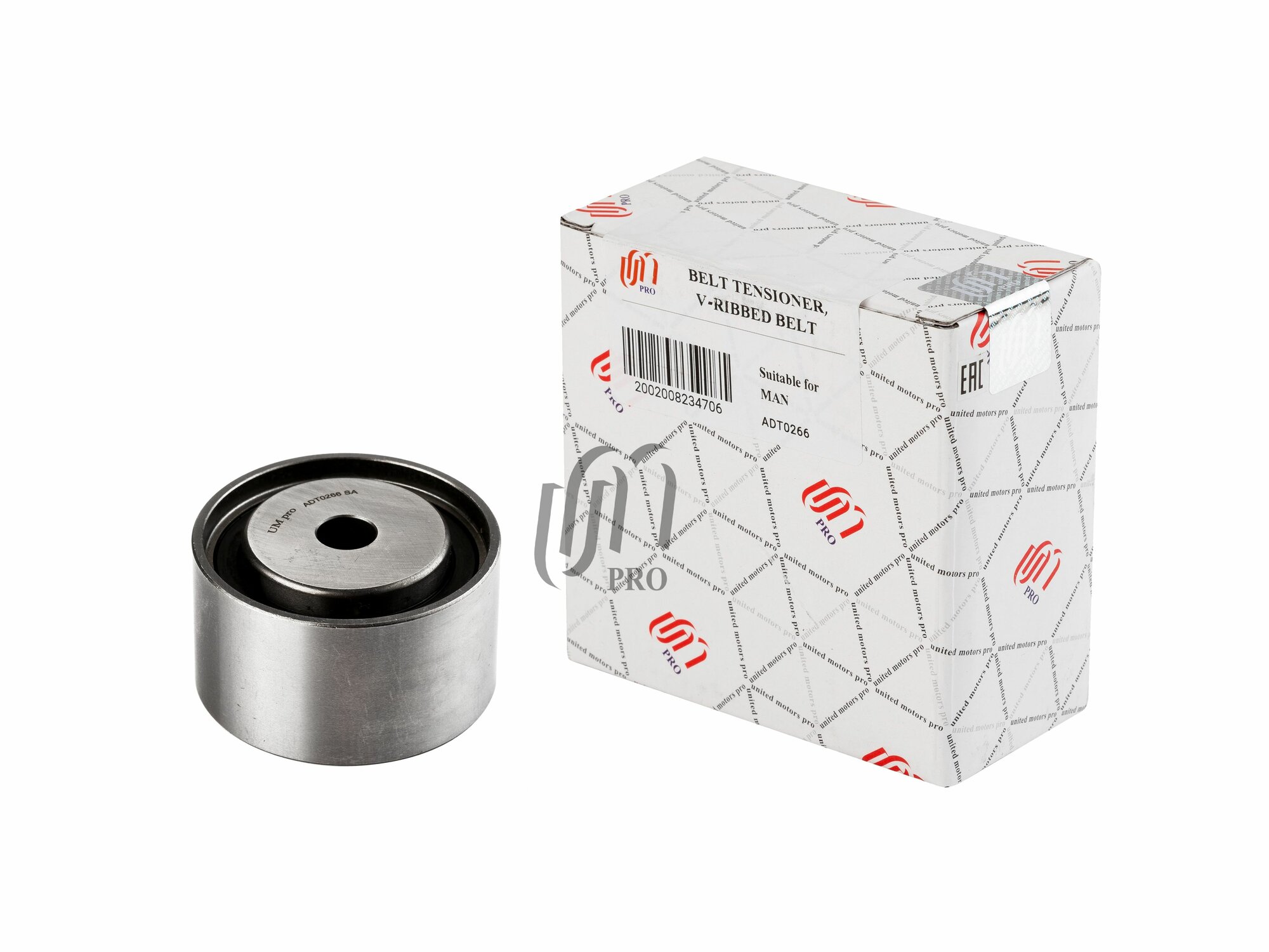 Ролик натяжной поликлинового ремня MAN D2866/2876 (51.95800.7485) UMpro