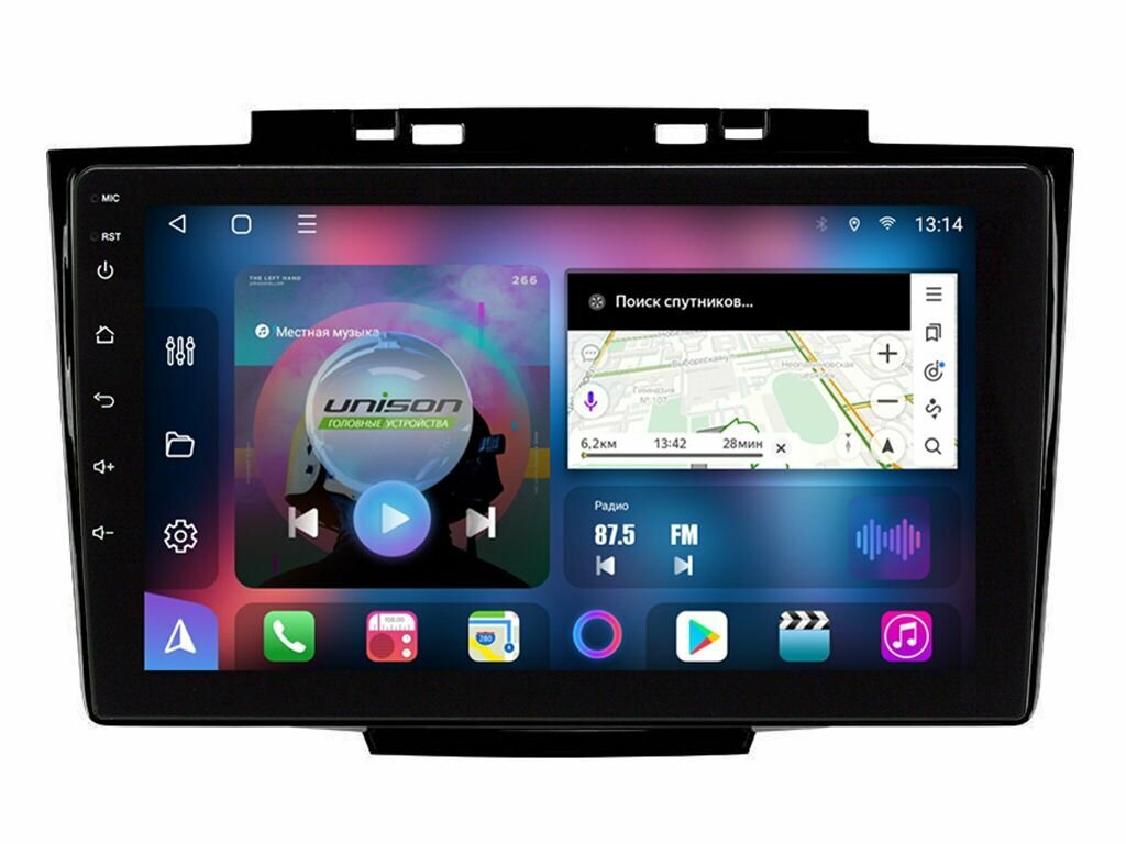 Штатная магнитола Great Wall Hover H3 2014-2021 UNISON 09A4 4Gb/64Gb, 8 ядер (3013M-09HA4)