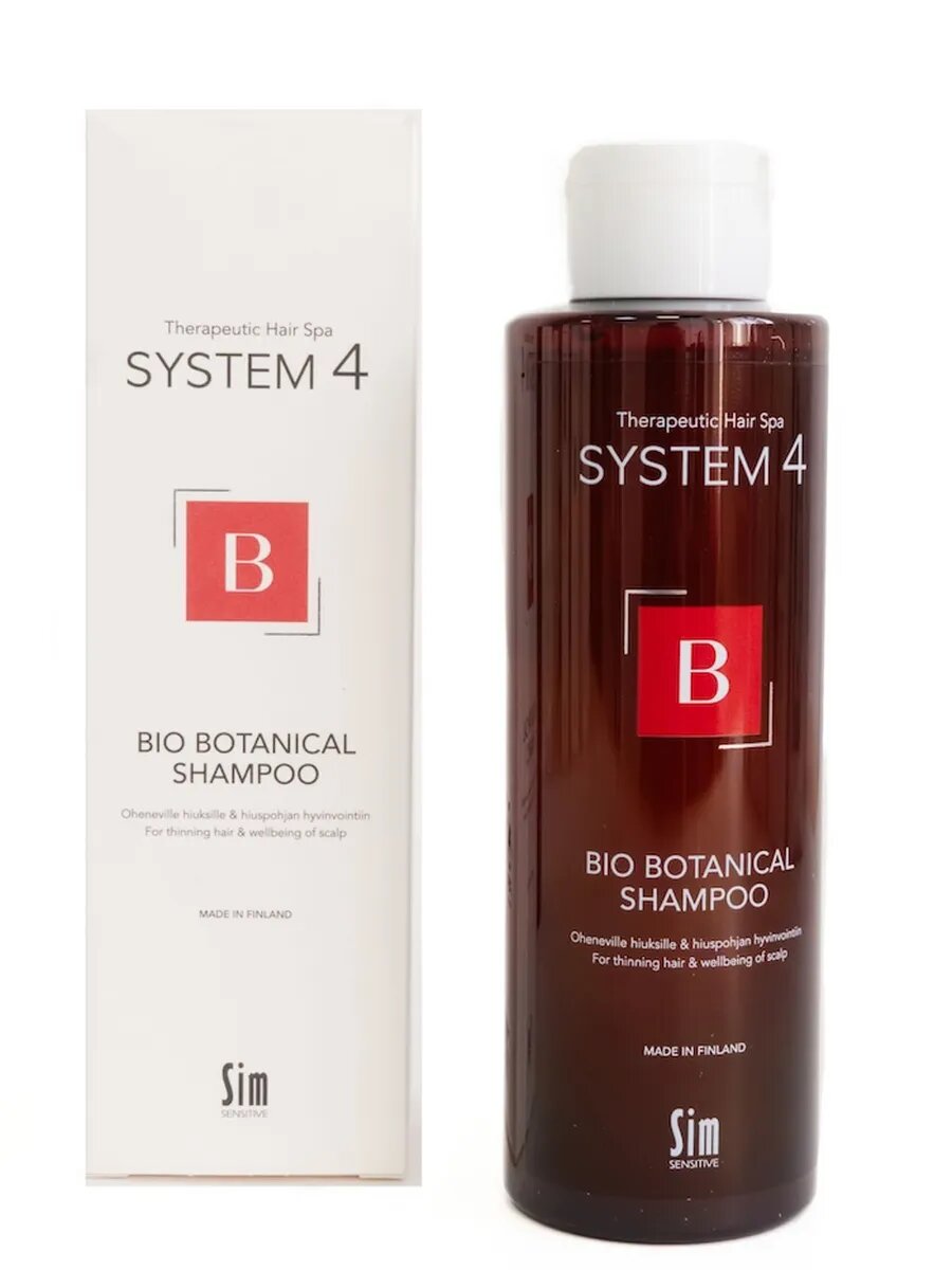 System 4 Био Ботанический шампунь, 250 мл