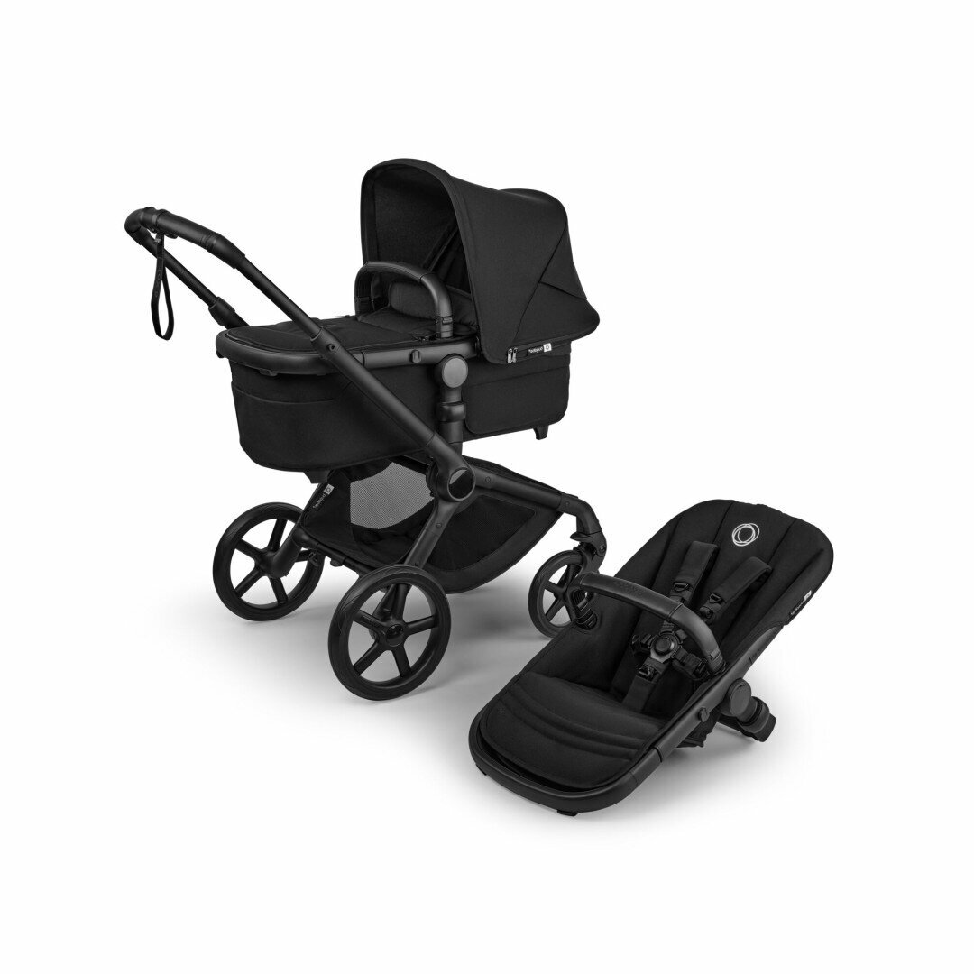 Детская коляска 2 в 1 Bugaboo Fox 5 Renew black/heritage black