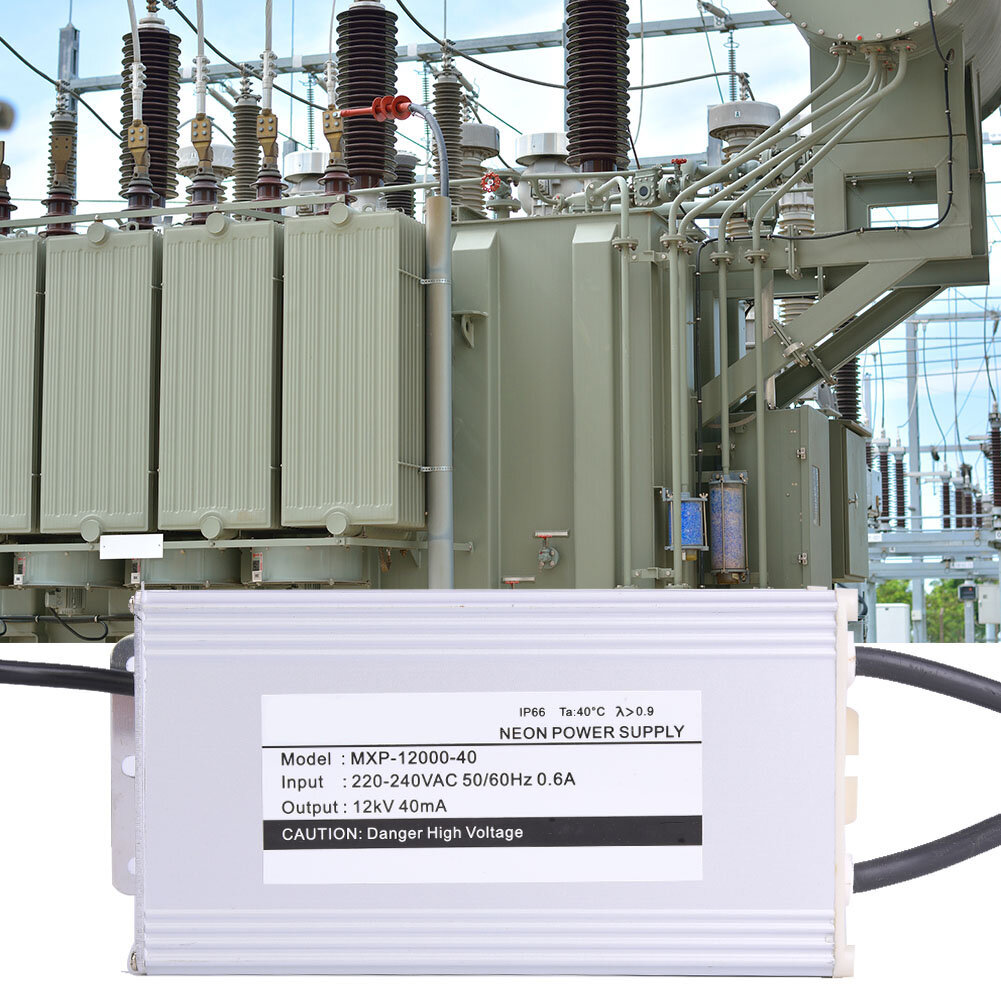 MXP-12000-40 12KV 40mA Неоновый свет Знак Электронный трансформатор Блок питания 220 В-240 В AU Plug
