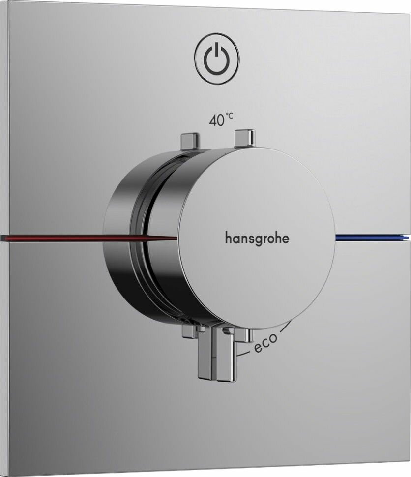 Термостат Hansgrohe ShowerSelect Comfort 15571000, латунь, встраиваемый, хром
