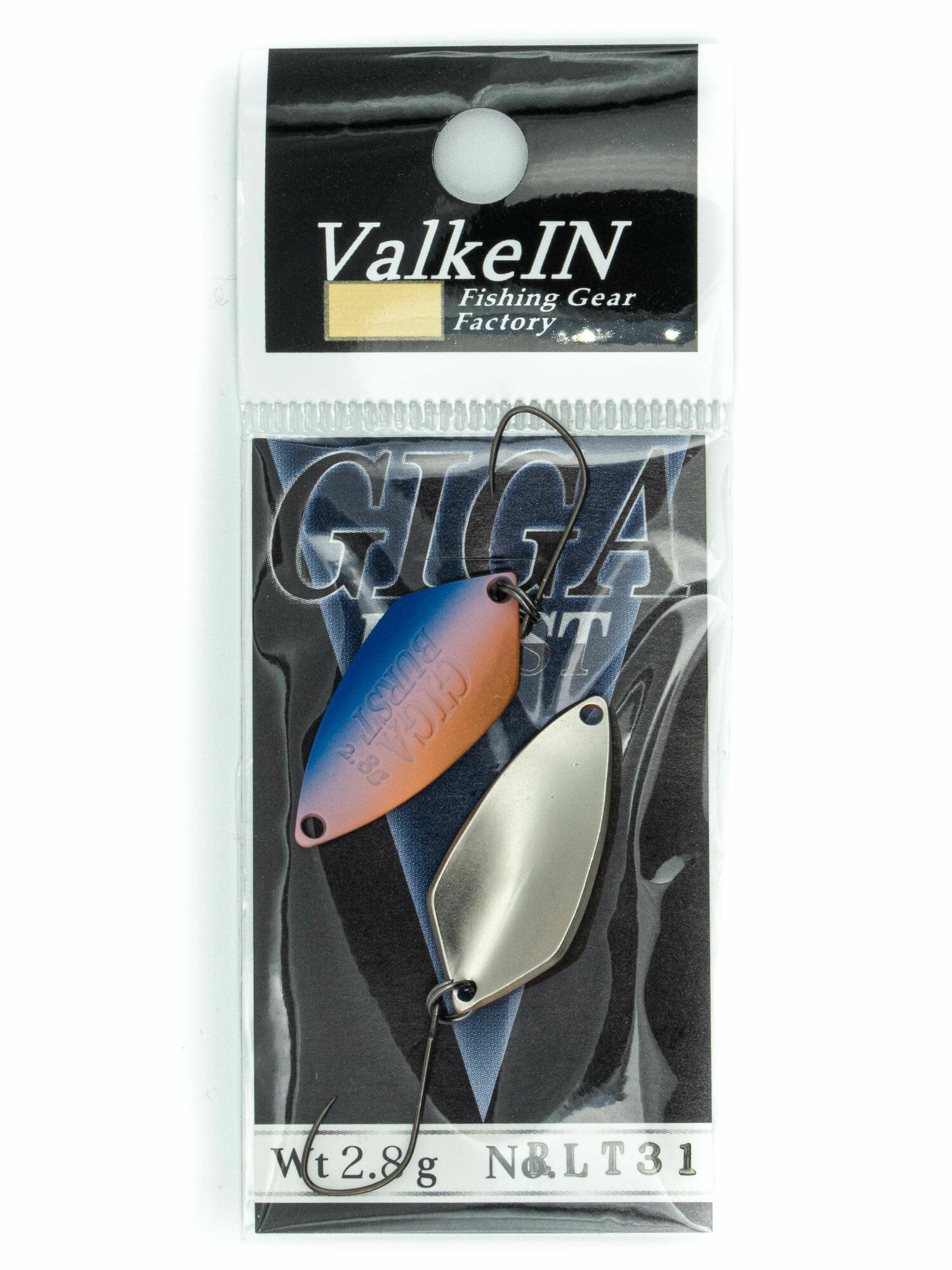 Блесна на форель VALKEIN GIGA BURST 2.8гр цвет RLT31 Palatinate Blue / Форелевые приманки
