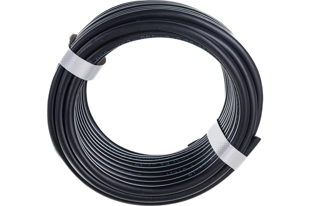 REXANT ПВС провод 3x0,75 мм2 черный, длина 10 м ГОСТ 01-8043-10 изоляция ПВХ