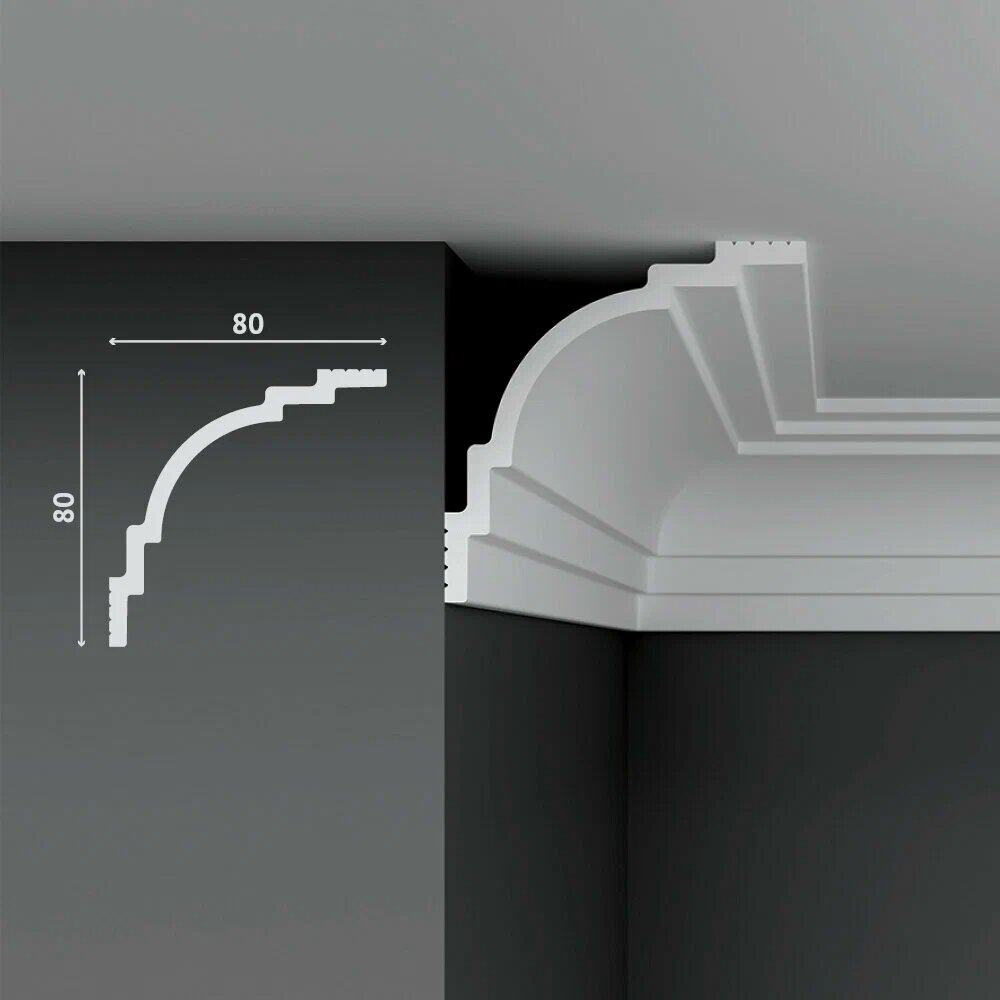 Молдинг с Рисунком Decomaster D218ДМ В100хШ25хД2000 мм / Декомастер.