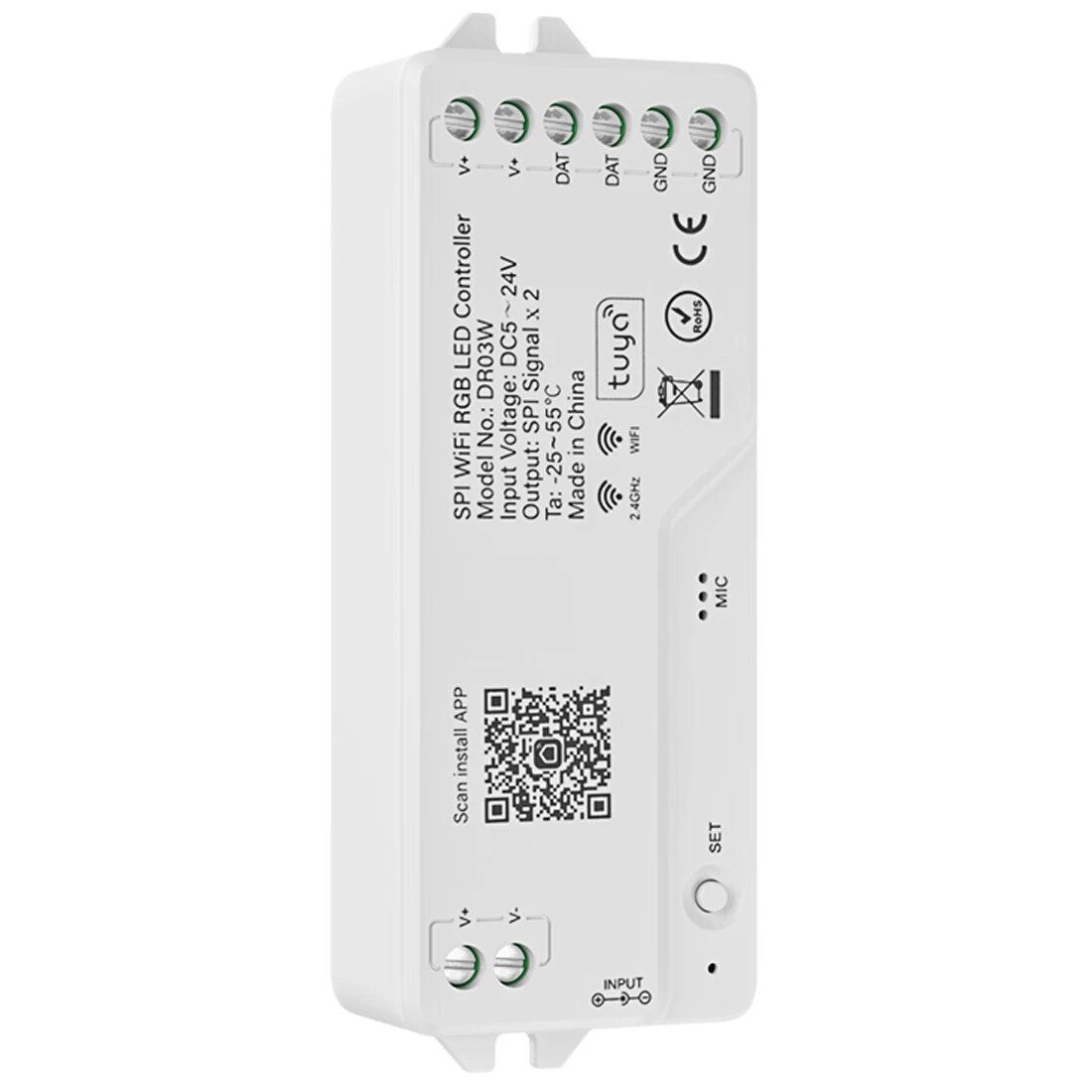 BTF-LIGHTING Tuya WiFi RGBIC контроллер для светодиодной ленты 720 пикселей RGBIC Controller