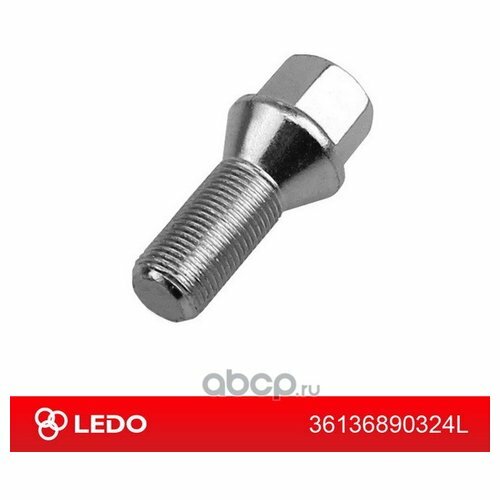 Болт колеса на bmw, mini цинк m14x1.25 ключ 17 LEDO 36136890324L