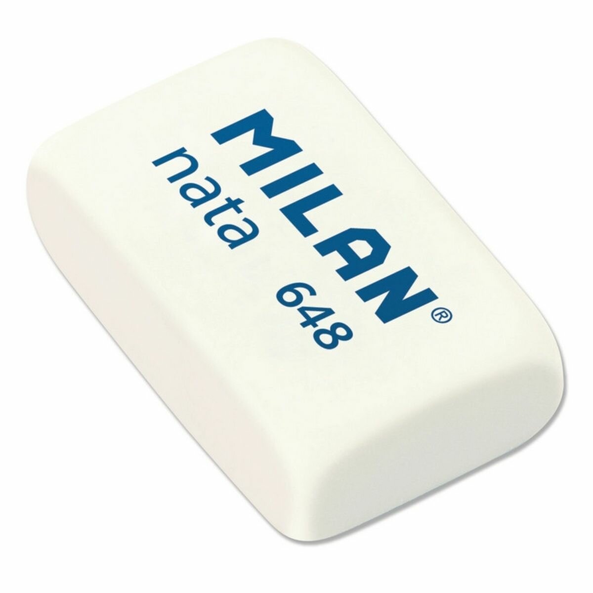 Ластик Milan Nata 648 (прямоугольный, пластик, 31x13x9мм) (CPM648N), 1200шт.